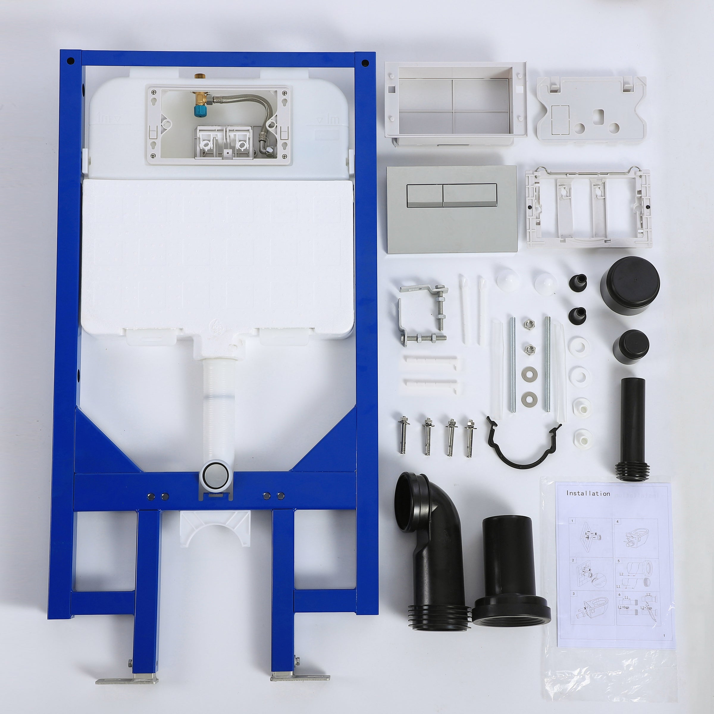 1140mm heigh Aica concealed toilet cistern frame set — Aica Bathrooms ...