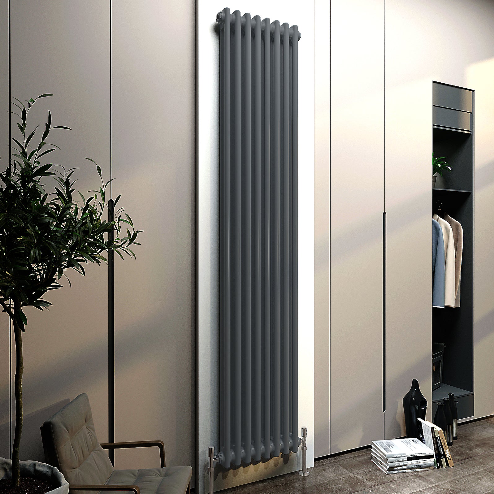 Cast Iron Style Vertical Tall Traditional 2&3 Column Central Heating R ...