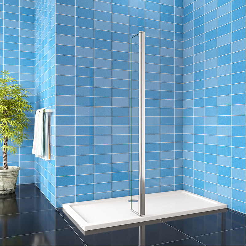 100 - 140cm Walk in 8mm shower screen EasyClean Glass — Aica Bathrooms ...